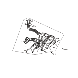 Boîte à air Sym Jet 14