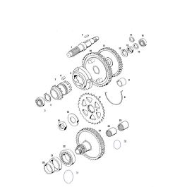 Transmission 2 temps Tomos Pack'r